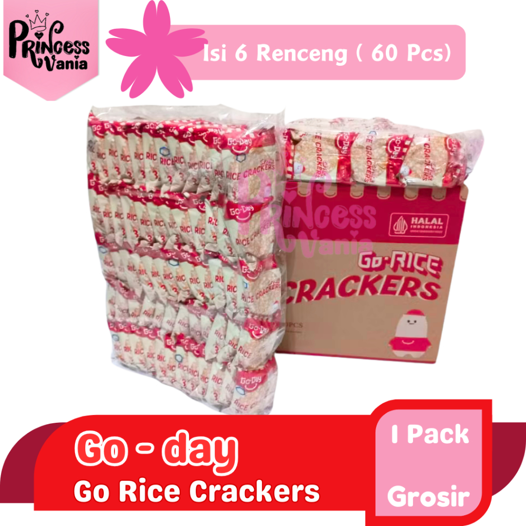Jual 1 PACK GROSIR GODAY GO RICE CRACKERS SNACK BISKUIT MAKANAN RINGAN ...