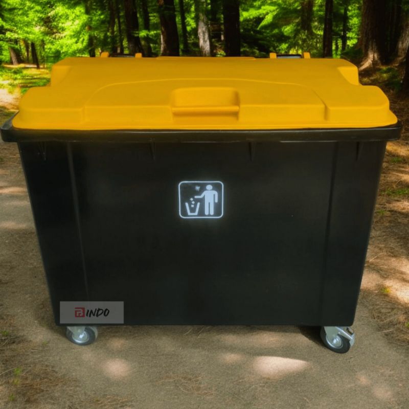 Jual Tempat sampah besar kombinasi warna kap.660 liter | Shopee Indonesia