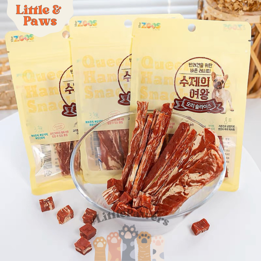 Jual Zoos Steak House Korea Air Dried Jerky Dog Treats Snack Mini Pack ...