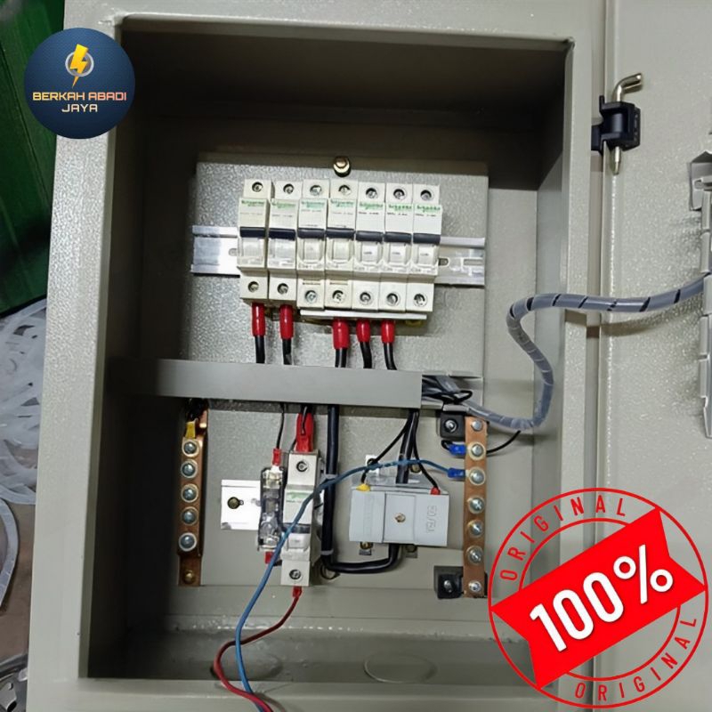 Jual panel listrik 1phase 20a digital meter panel pembagi | Shopee ...