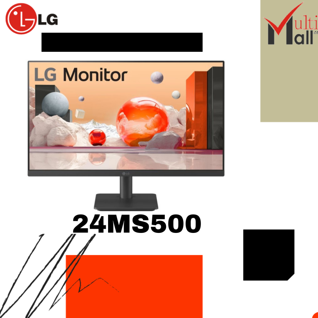 Jual LG 24MS500-B 24'' FHD monitor with AMD FreeSync 100Hz | Shopee ...