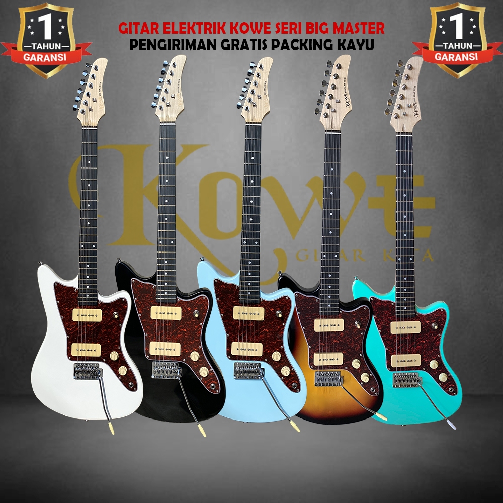 Jual Gitar Elektrik Original merk KOWE gitar Model BIG MASTER TERBARU ...