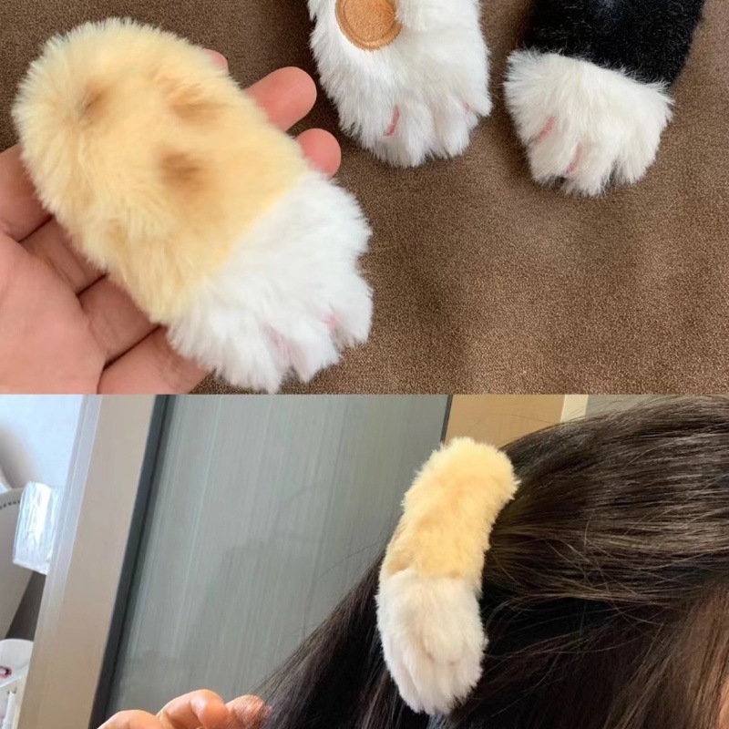 Jual HPM-30 hairpin hair pin clip jepitan jepit rambut y2k paw cat neko ...