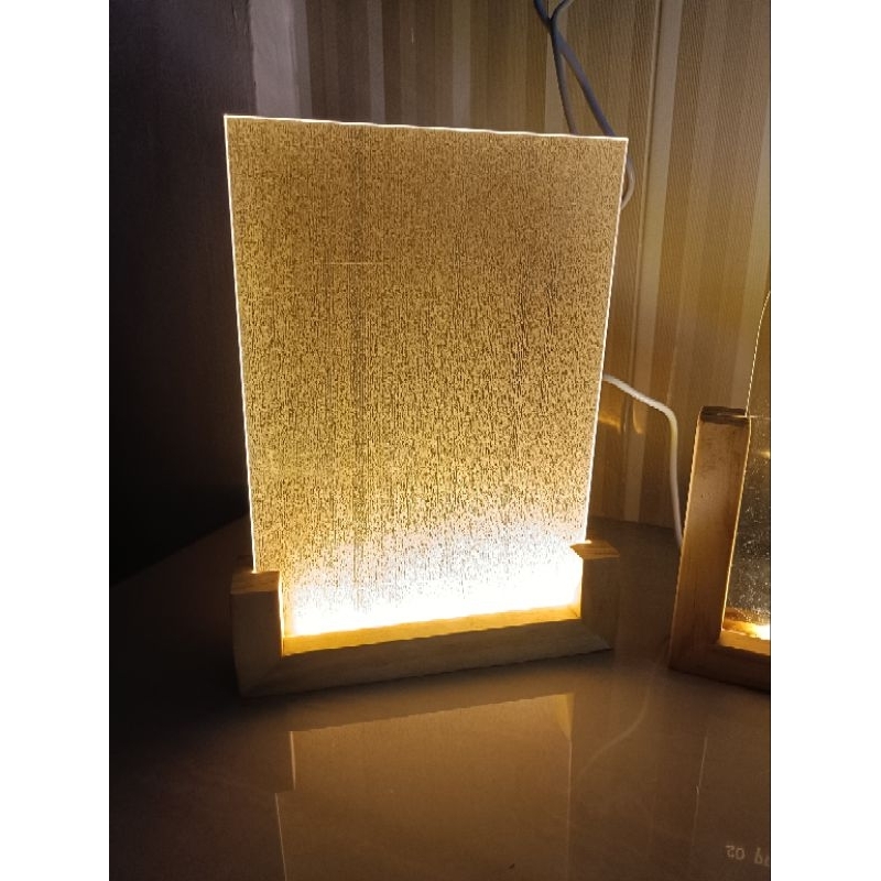 Jual Stand Led Akrilik / Stand Kayu LED / Standing Akrilik / Dudukan ...