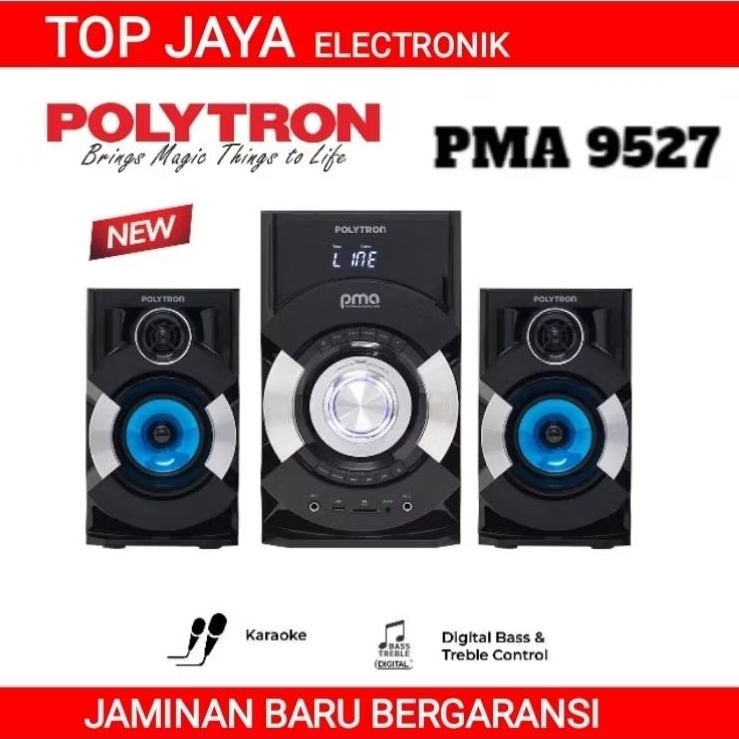 Jual SPEAKER BLUETOOTH POLYTRON PMA9527/SPEAKER AKTIF POLYTRON 9527 NEW ...