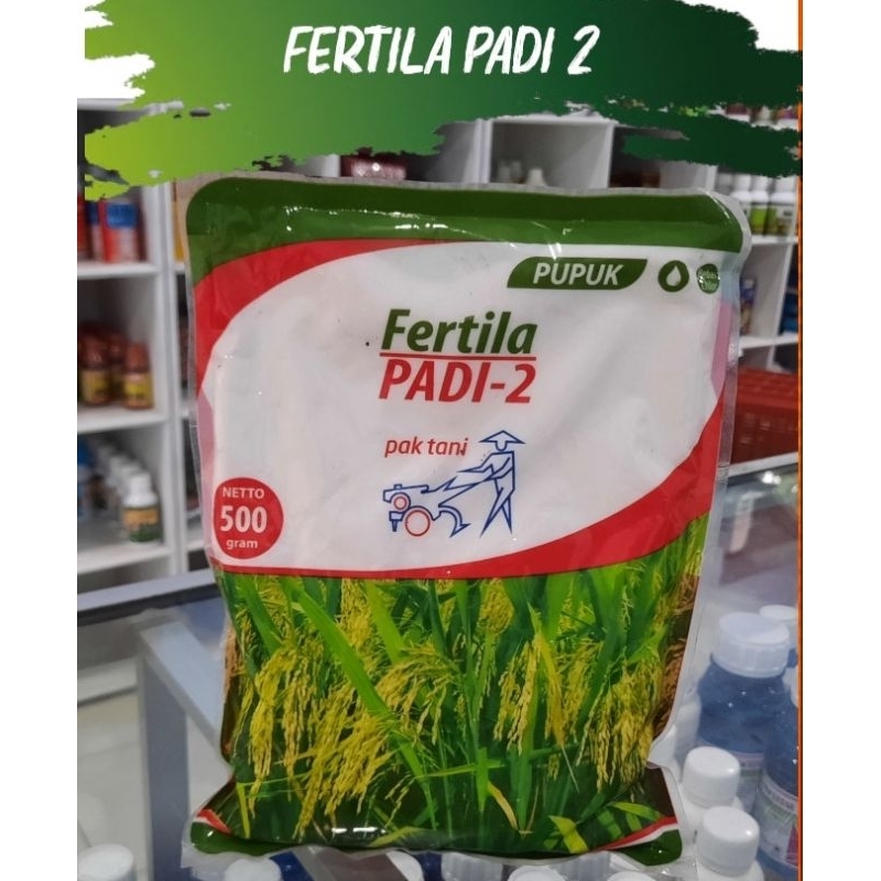 Jual PUPUK FERTILA PADI 2 PAK TANI KEMASAN 500 GRAM MENAIKKAN PRODUKSI ...