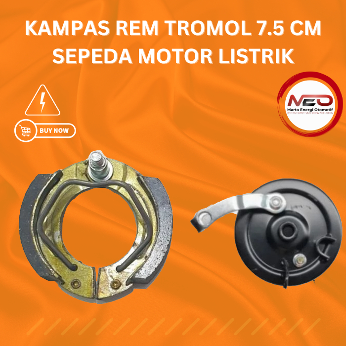 Jual Kampas Rem Sepeda Listrik Kampas Rem Motor Listrik Tromol 7.5 cm 7 ...