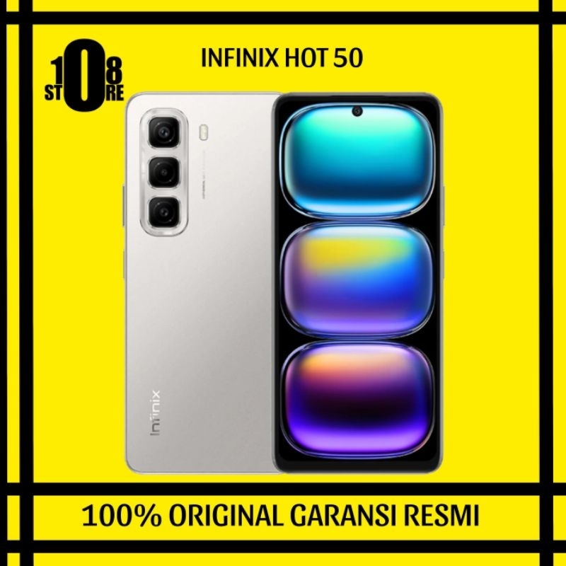 Jual Infinix Hot 50 6/256GB - 8/128GB Garansi Resmi | Shopee Indonesia