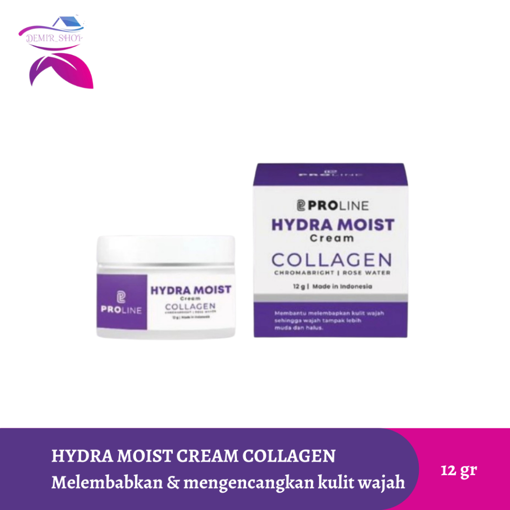 Jual Proline Hydra Moist Cream Collagen 12 gr / Mencerahkan dan ...