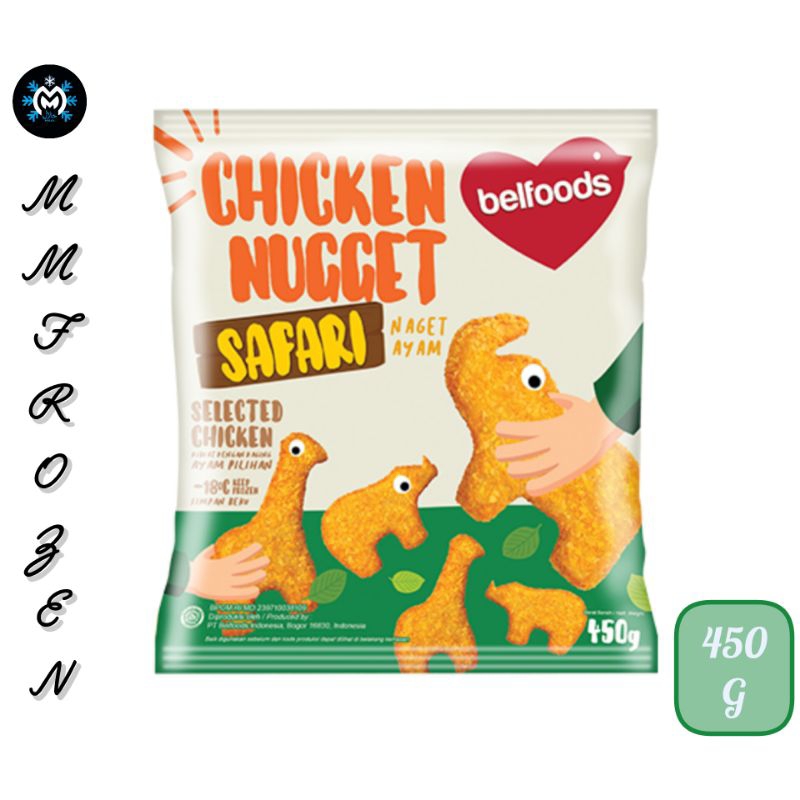 Jual Belfoods CHICKEN NUGGET SAFARI 450g. | Shopee Indonesia