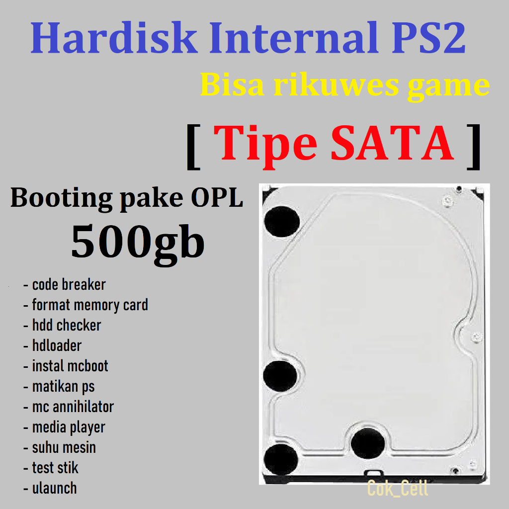 Jual Hardisk Internal PS2 500gb ( SATA ) bebas rikuwes | Shopee Indonesia