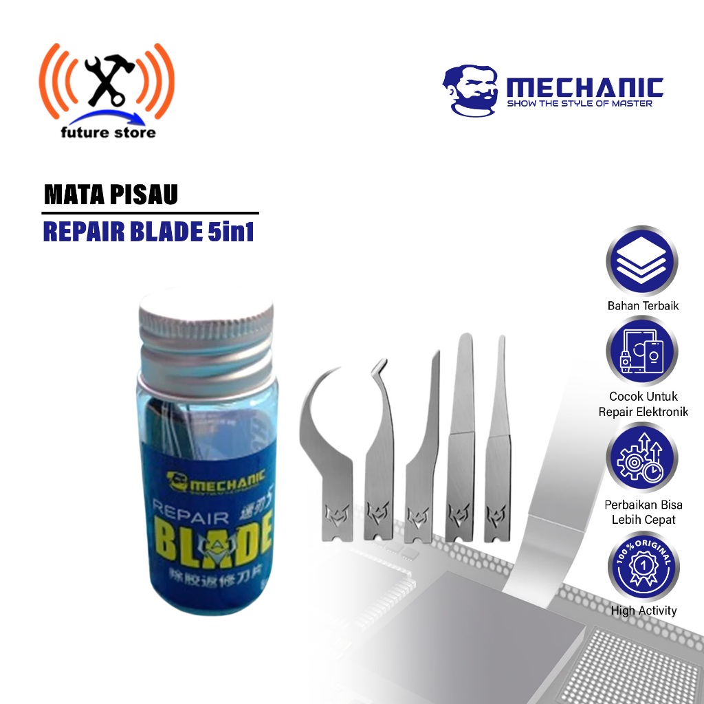 Jual MECHANIC SPEED BLADE 5IN1 MATA PISAU ORIGINAL - REPAIR BLADE ...