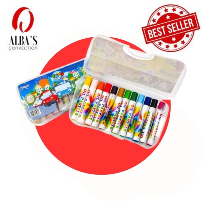 Jual Crayon Mini Isi 12 Warna Krayon Oil Pastel Murah | Shopee Indonesia
