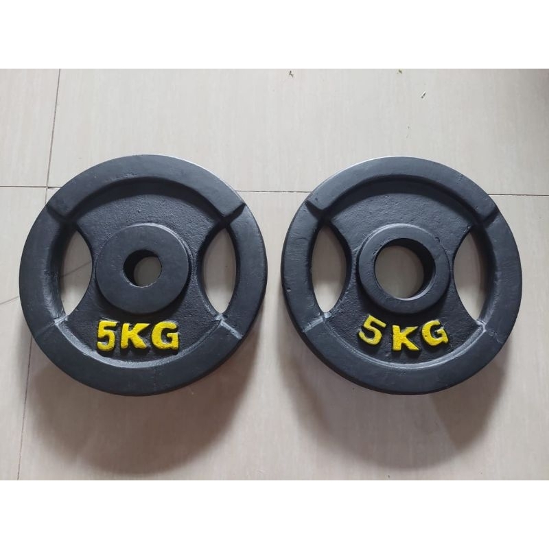 Jual plat plate besi baja cor ukuran 5kg 3cm 5cm ready alat bantu ...