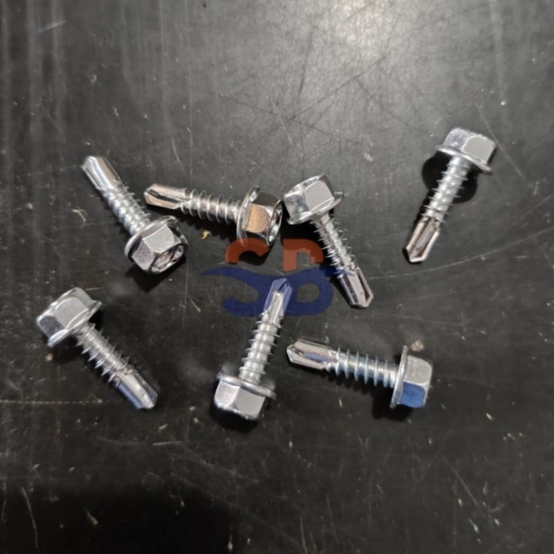 Jual Baut Baja Ringan / Sekrup Canal / Sekrup Baja Ringan / Baut Moon Lion 10x19 / Baut Seng ...