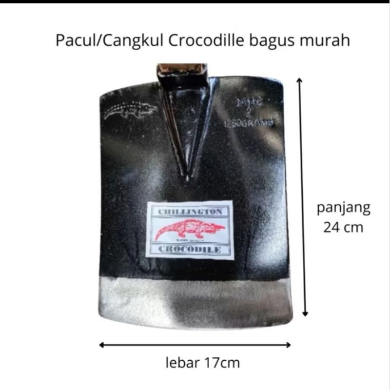 Jual cangkul LOKAL tebal 24cm x 17cm pacul buaya | Shopee Indonesia
