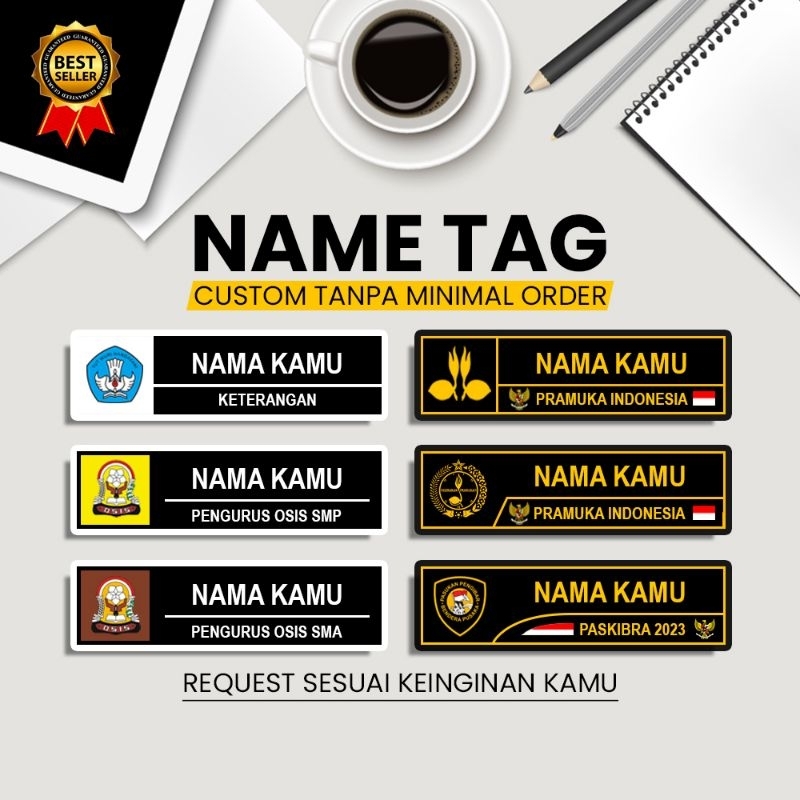 Jual Name Tag / Nama dada | Shopee Indonesia