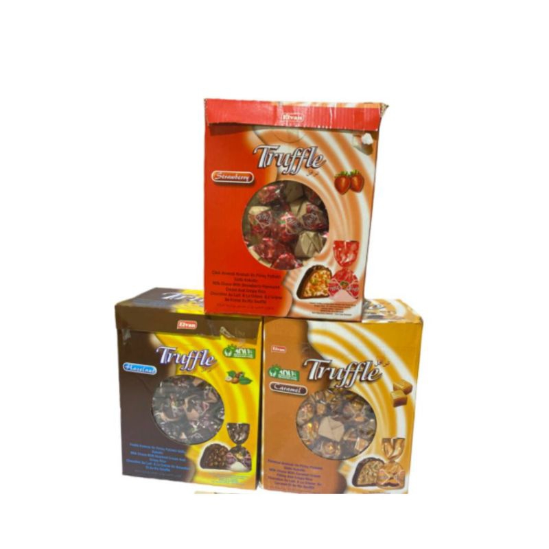 Jual (1,8 kg) coklat truffle box / coklat truffle kemasan box | Shopee ...