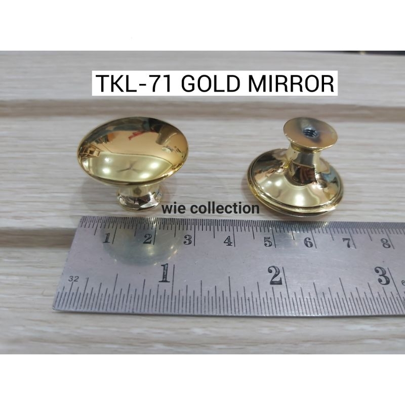 Jual HANDLE KNOB BULAT LENAGA WARNA GOLD MIRROR / TARIKAN BULAT LACI ...