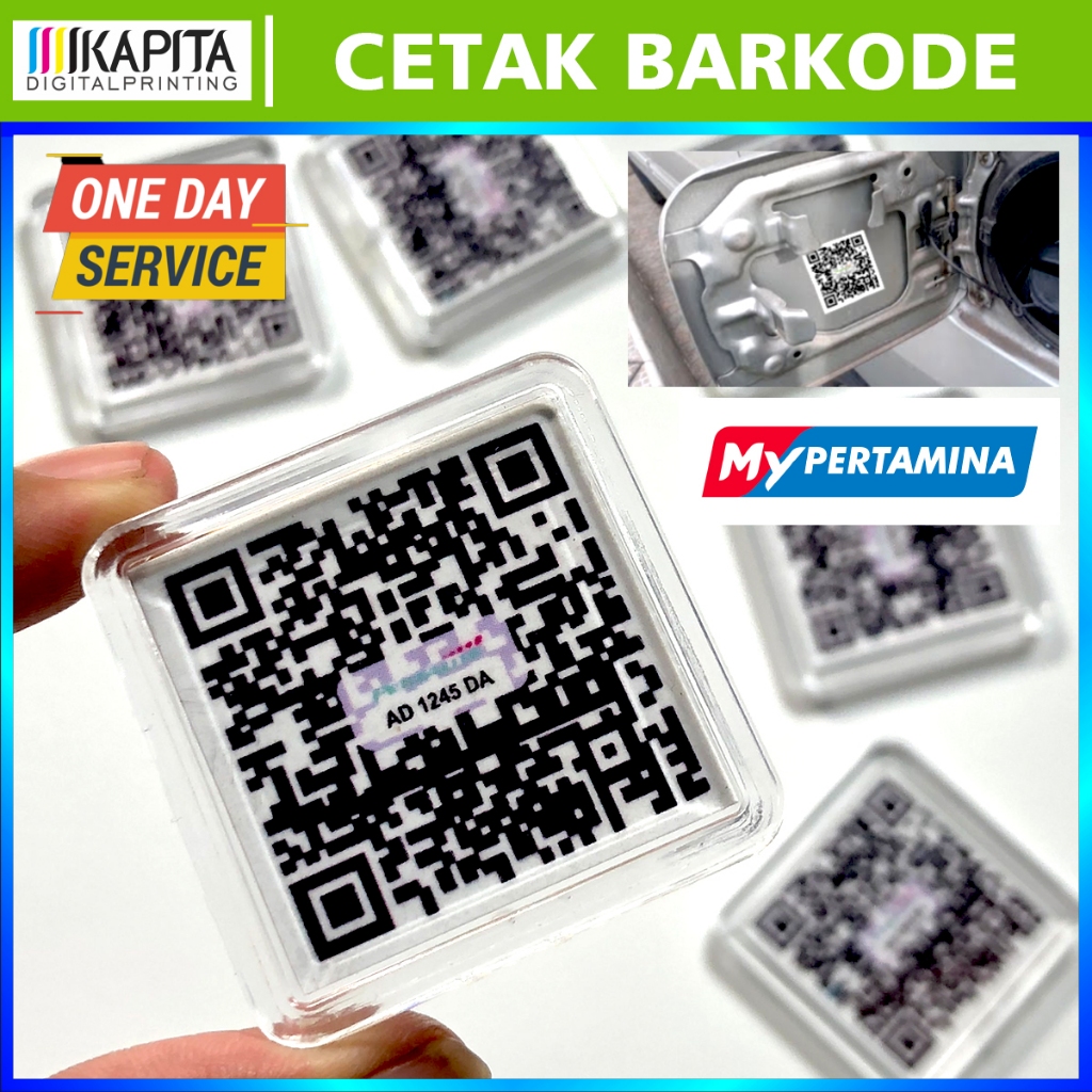 Jual Sehari Jadi Cetak Emblem Akrilik Custom My Pertamina | Cetak Barkode My Pertamina | Shopee ...