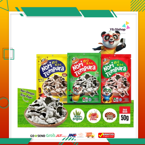 Jual NEW Nori Tempura 50gr - Snack Rumput Laut Baru dari Norigo - Food ...