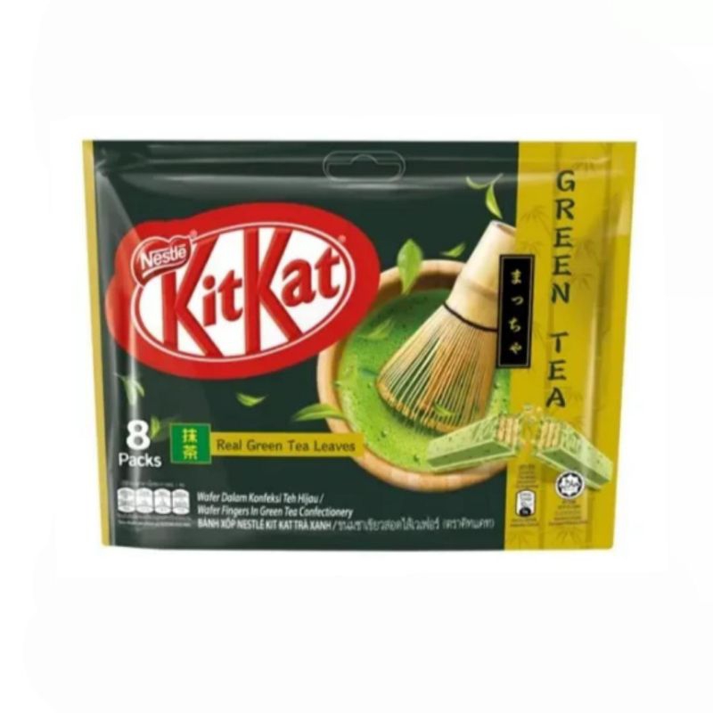 Jual KITKAT Green Tea 2-Fingers Coklat Malaysia (8 pcs) | Shopee Indonesia