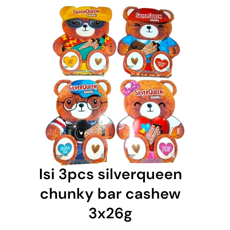 Jual READY STOCK!! silverqueen coklat special edition bear silver queen ...