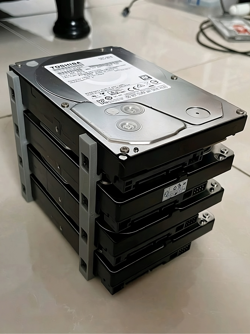 Jual rak hardisk 4 susun 3.5 inch | rak hdd 4 susun 3.5 inch | bracket ...