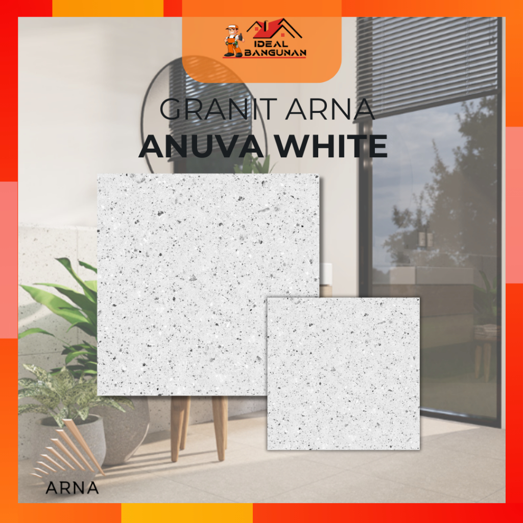 Jual [READY] GRANT. ARNA 60X60 ANUVA WHITE | KERAMIK LANTAI | KERAMIK DINDING | KERAMIK | Shopee ...