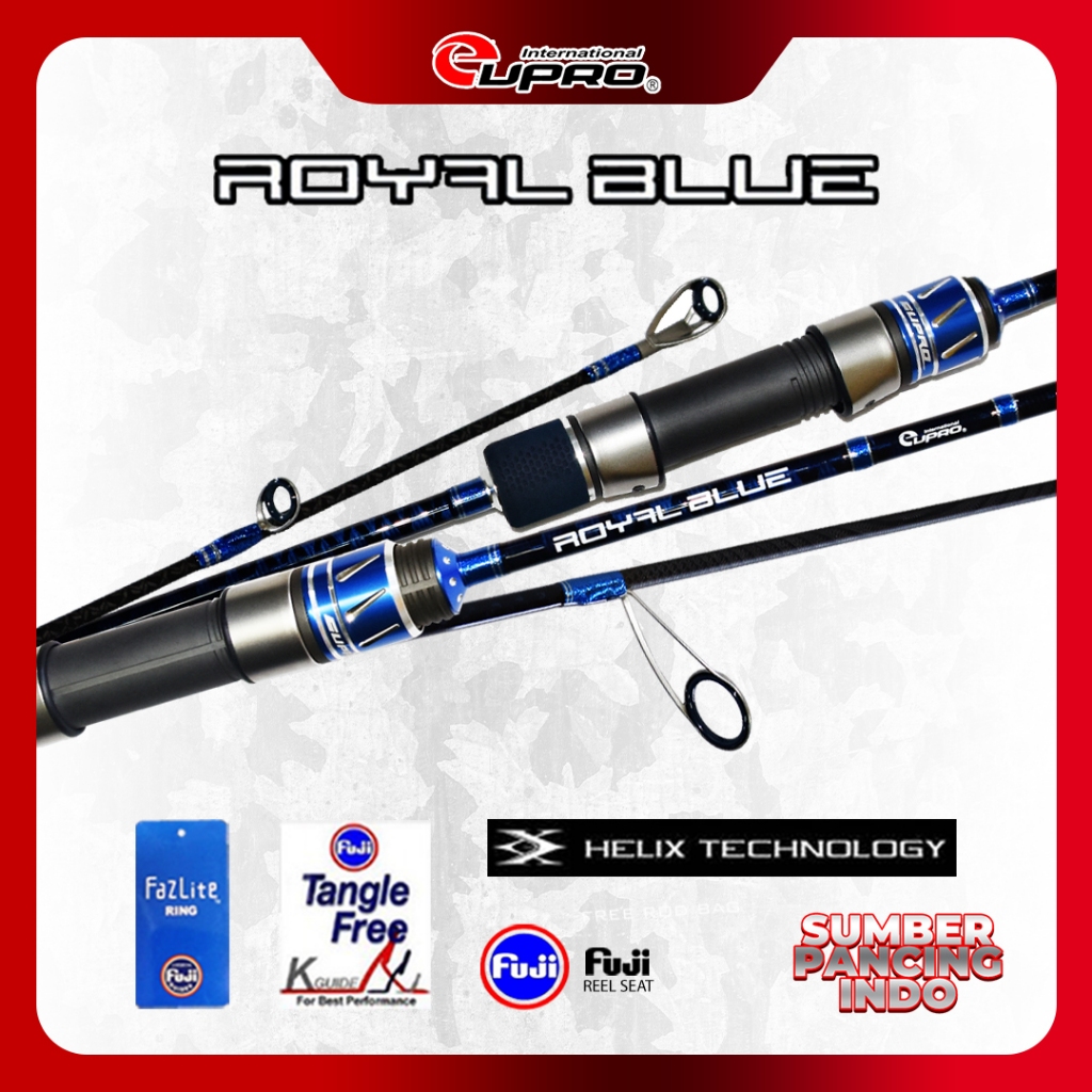 Jual EUPRO Joran Pancing Spinning & Overhead ROYAL BLUE Joran Slow ...