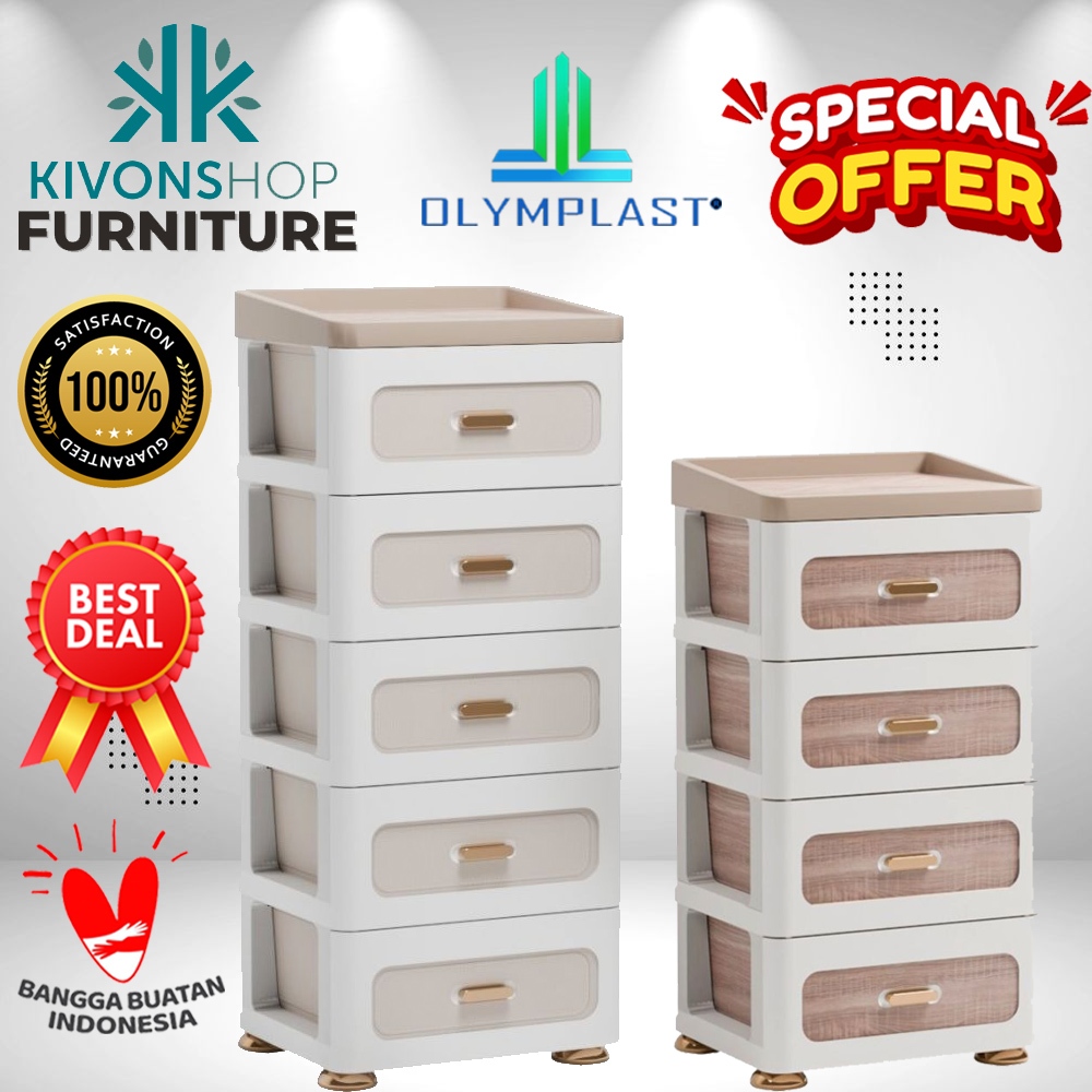 Jual LEMARI RAK DRAWER PLASTIK SDO STYLE DRAWER OLYMPLAST SERBAGUNA ...