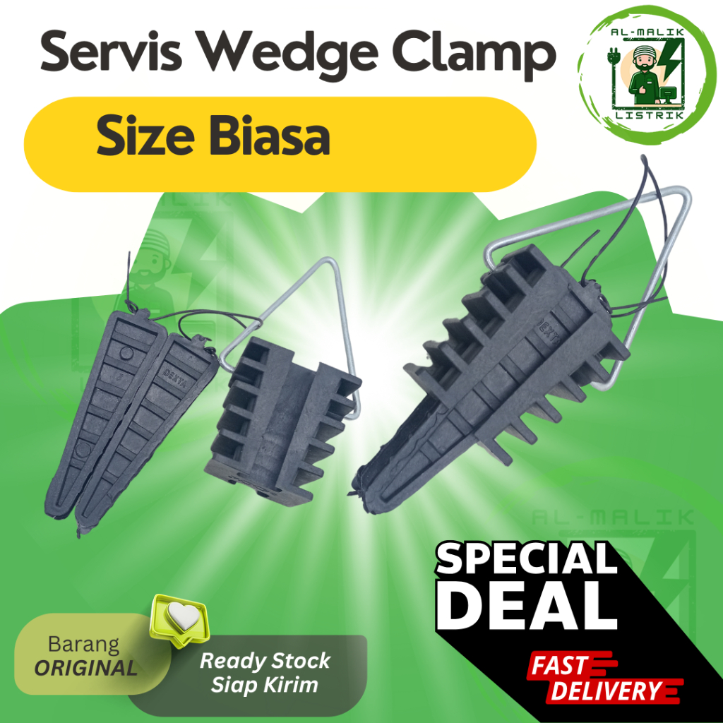Jual Servis Wedge Clamp Tarikan Kabel PLN TIC WED / Service Wedge Clamp ...