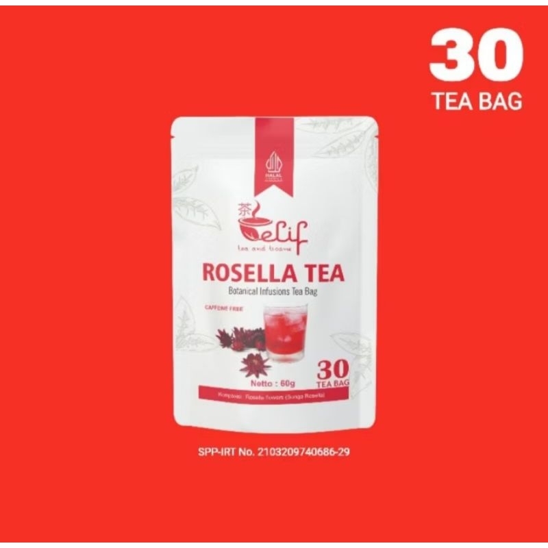 Jual Rosella Tea : Teh Bunga Merah Rosella isi 30 Kantong ( Caffeine & Sugar Free ) | Shopee ...