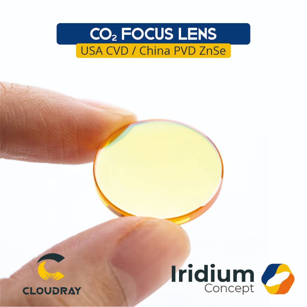 Jual Lensa Fokus CO2 Original CloudRay Focus Lens Laser Cutting USA CVD ...