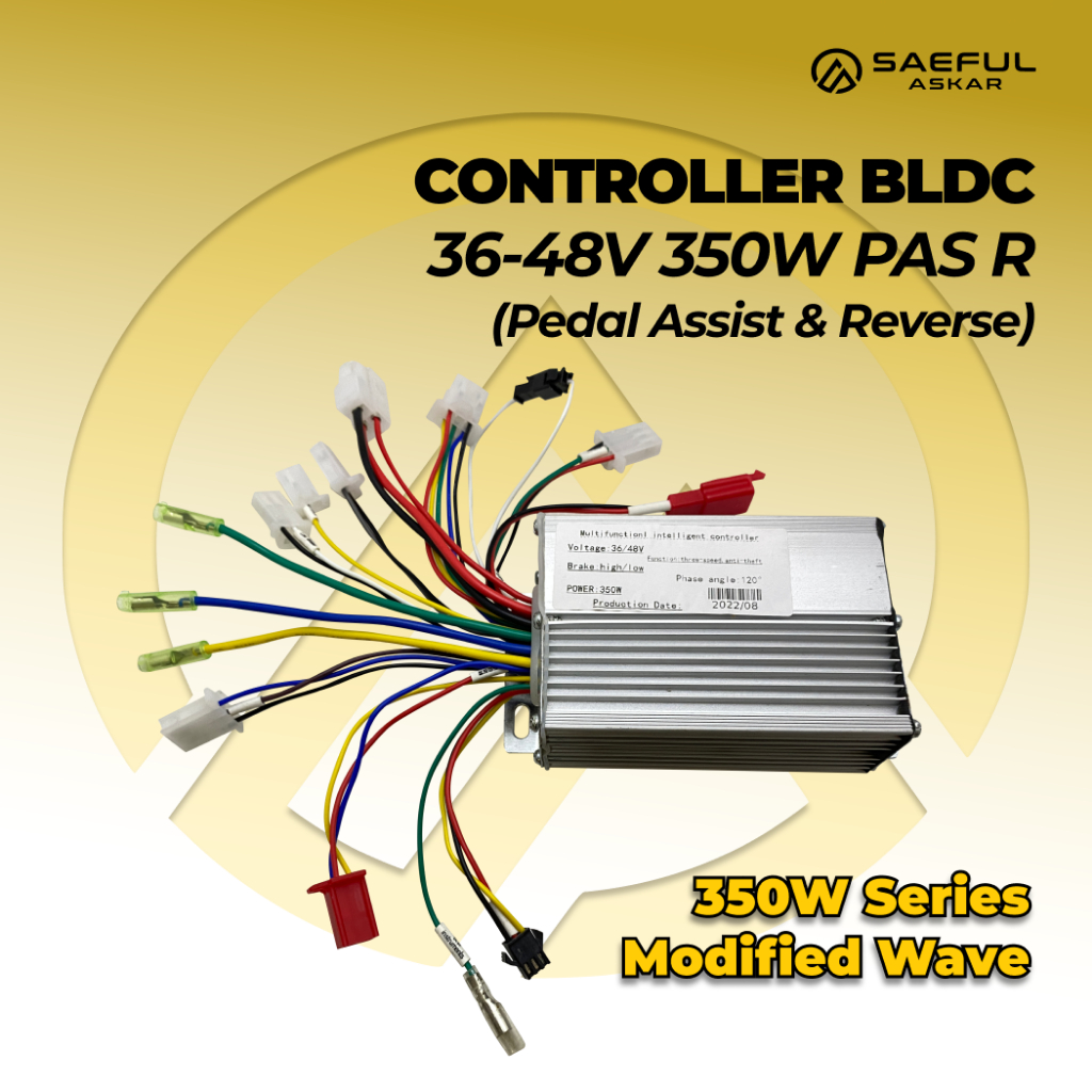 Jual Controller BLDC Remote Multi 24-48v 350w 3 Kecepatan, Bisa Mundur ...