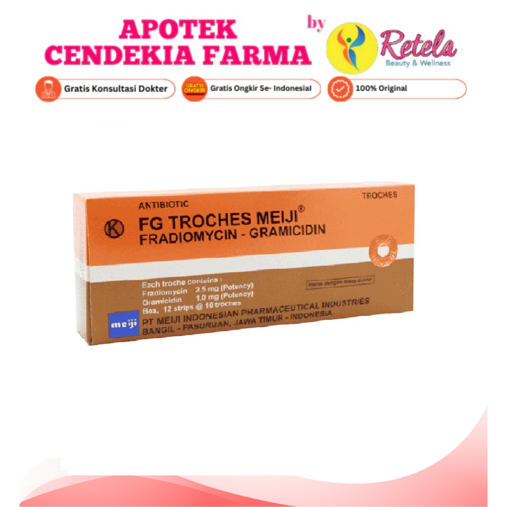 Jual FG TROCHES 1 STRIP 10 TABLET | Shopee Indonesia