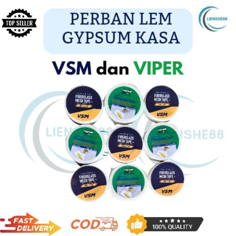 Jual VSM ISOLASI GYPSUM KASA PERBAN GYPSUM ISOLASI ASBES VSM/VIPER ...