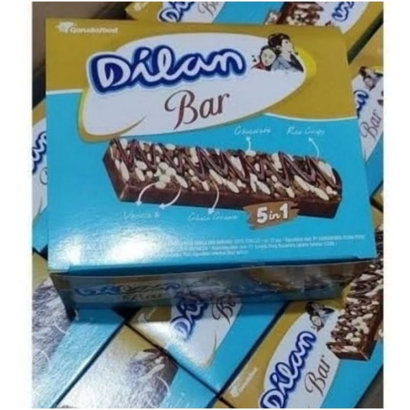 Jual Wafer Dilan Bar 5 in 1 Sekotak isi 12 Pcs | Shopee Indonesia