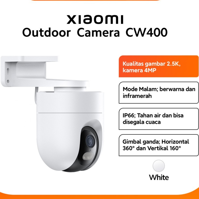 Jual Xiaomi Outdoor Camera CW400 | Resolusi 2.5K | CCTV ip cam IP66 ...