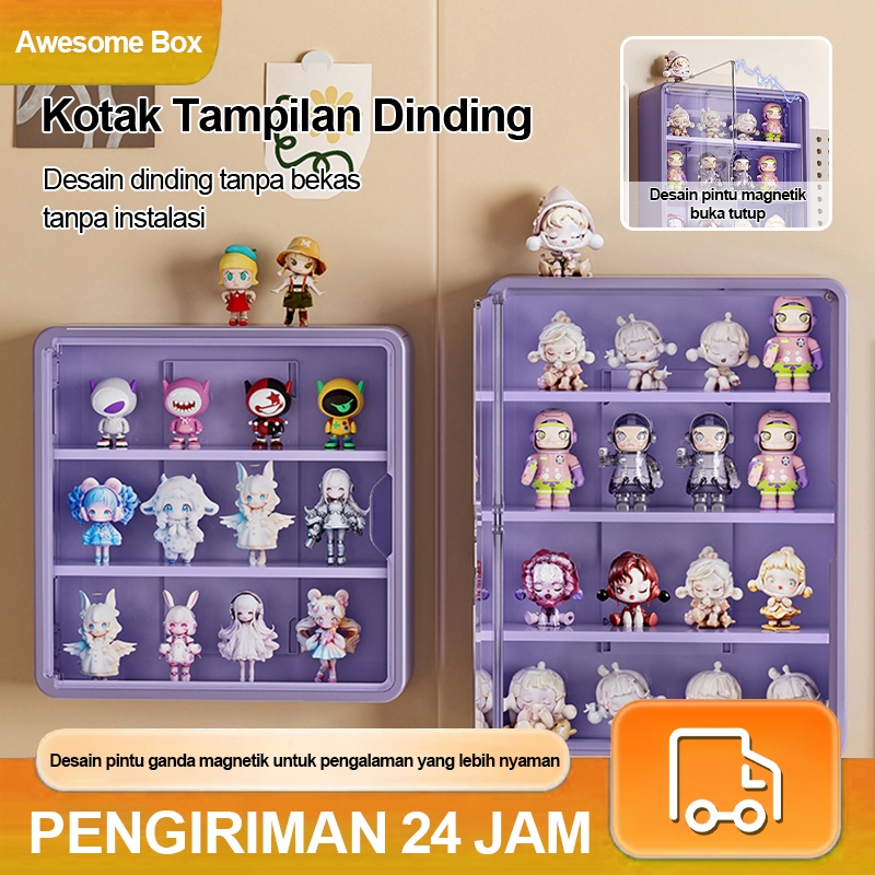 Jual Rak Display Mainan Gantung Action Figure Display Bricks Box ...