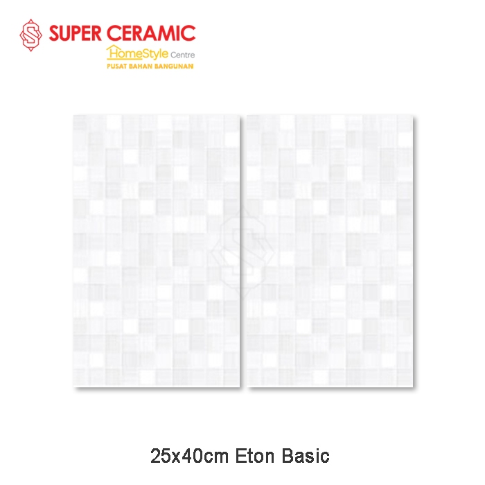 Jual ASIA TILE 25x40 Keramik Dinding - Eton Basic / Eton Brown / Eton ...