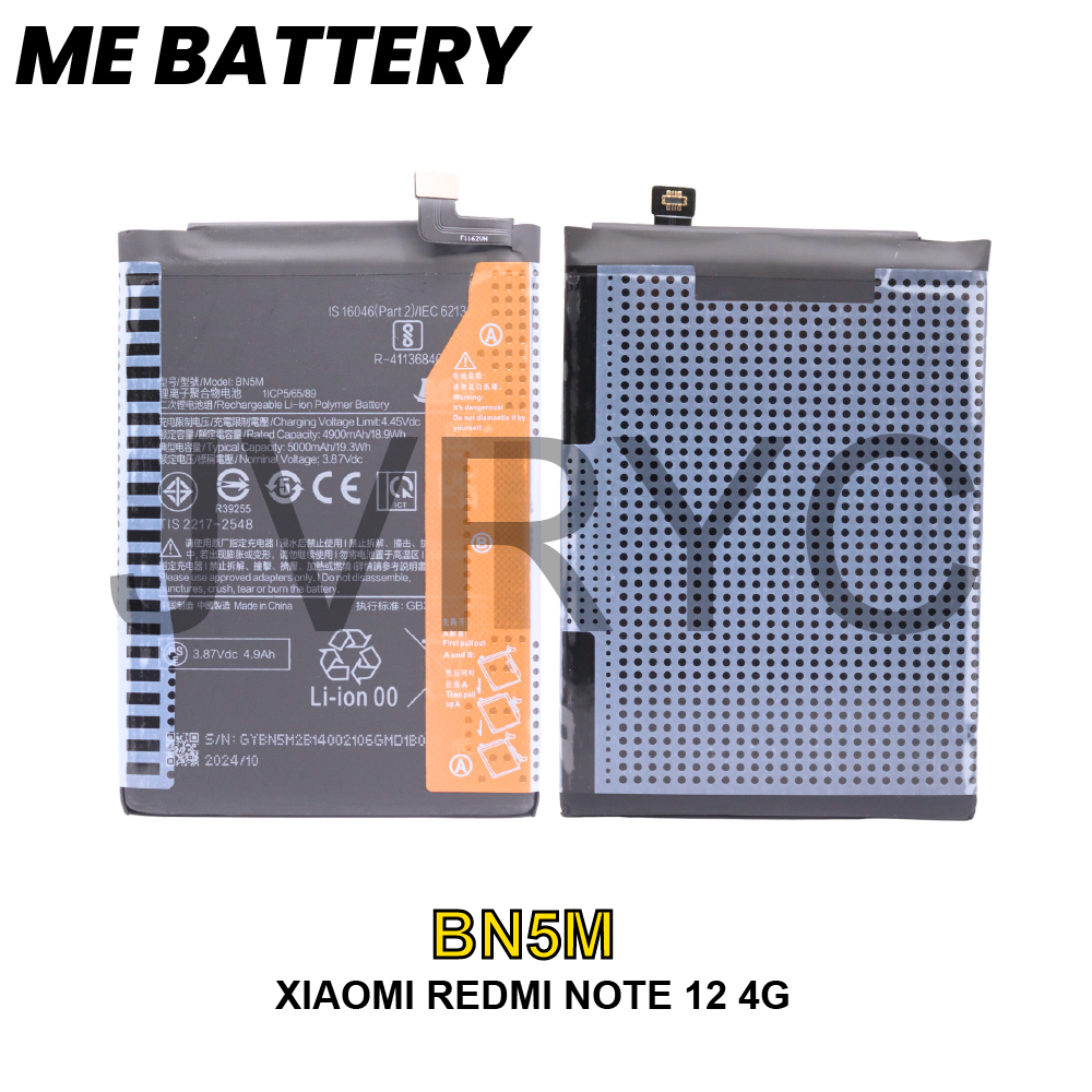 Jual Baterai Redmi Note 12 4G BN5M | Shopee Indonesia