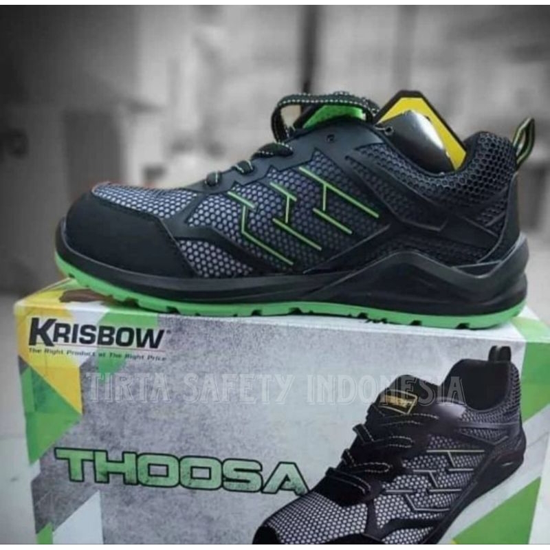 Jual Sepatu Safety Krisbow Thoosa Original | Shopee Indonesia