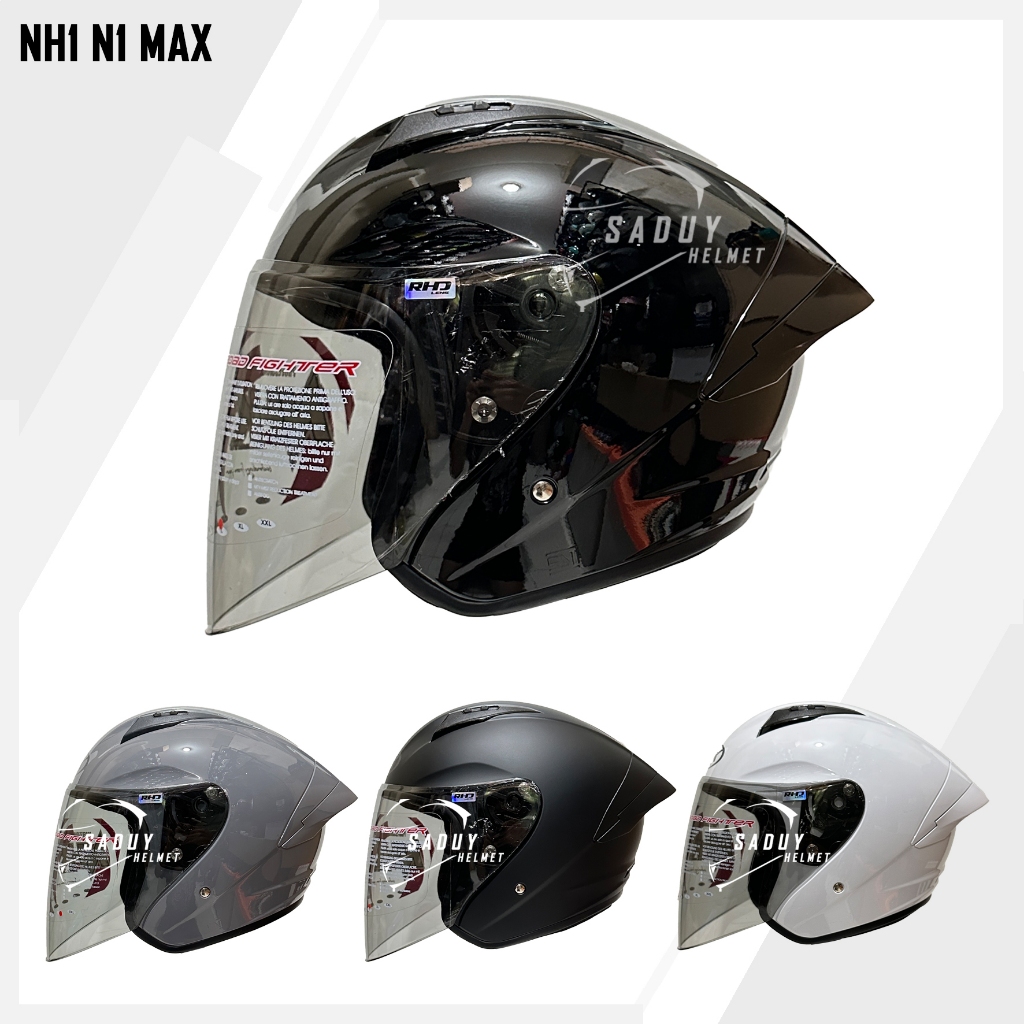 Jual HELM NHK N1 MAX HALF FACE ORIGINAL | Shopee Indonesia
