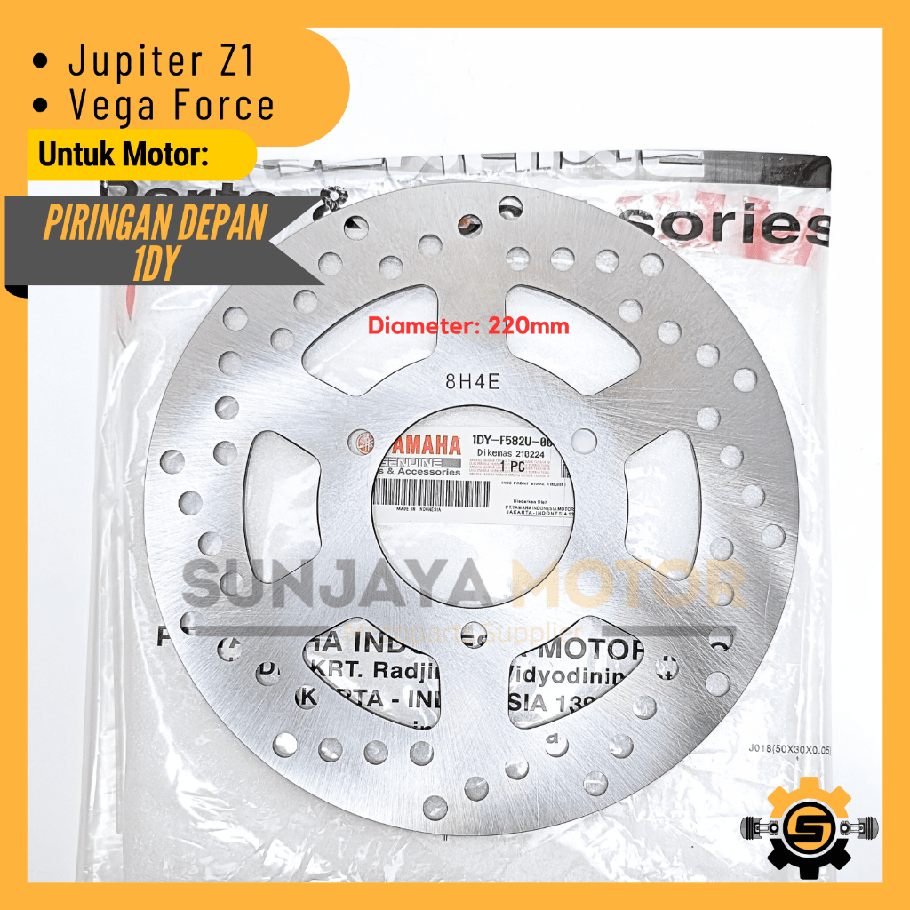 Jual Disc Brake Depan Original Yamaha 1DY Piringan Cakram Jupiter Z1 ...
