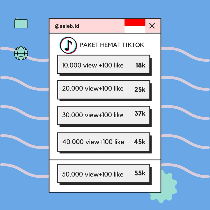 Jual PAKET HEMAT TIKTOK | Shopee Indonesia