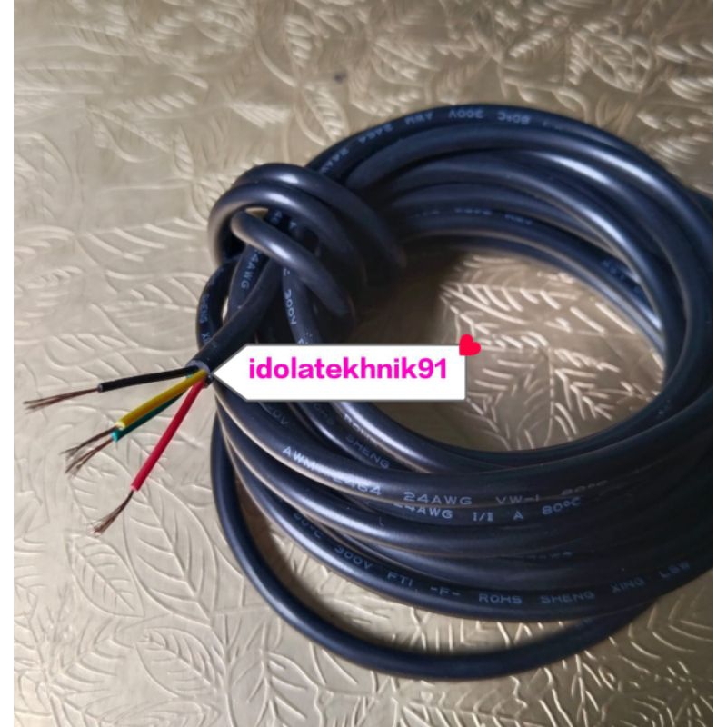 Jual Kabel awg 24 isi 4jalur jual per 10meter kabel 4c 24 awg | Shopee Indonesia