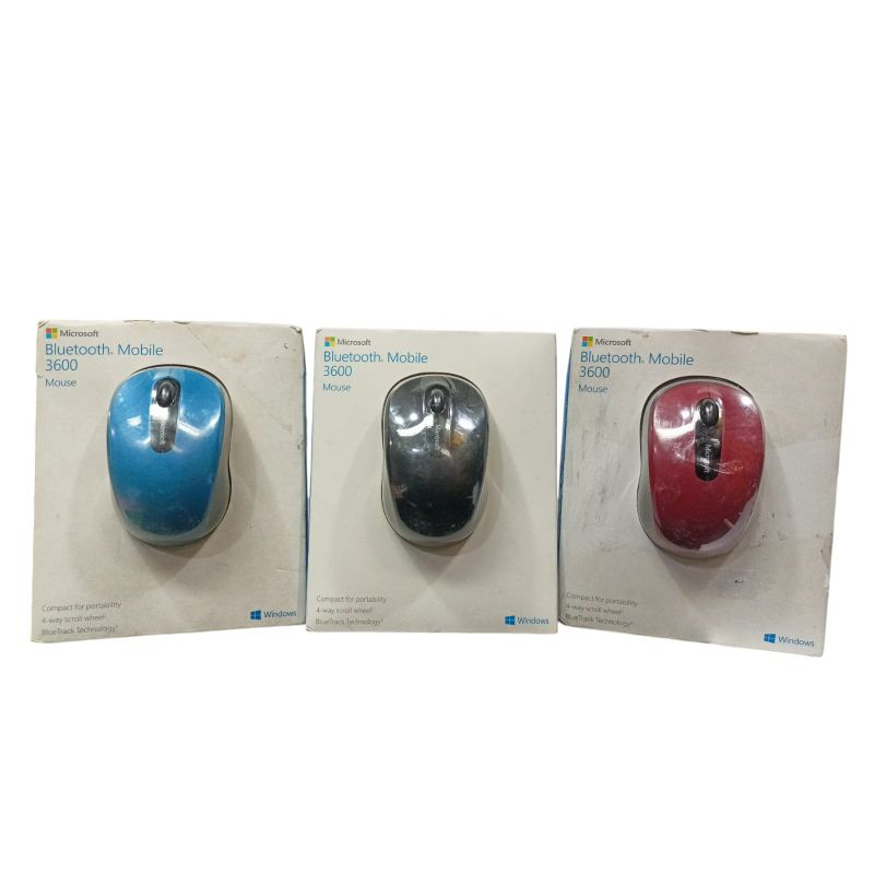 Jual MICROSOFT BLUETOOTH MOBILE MOUSE 3600 NEW | Shopee Indonesia