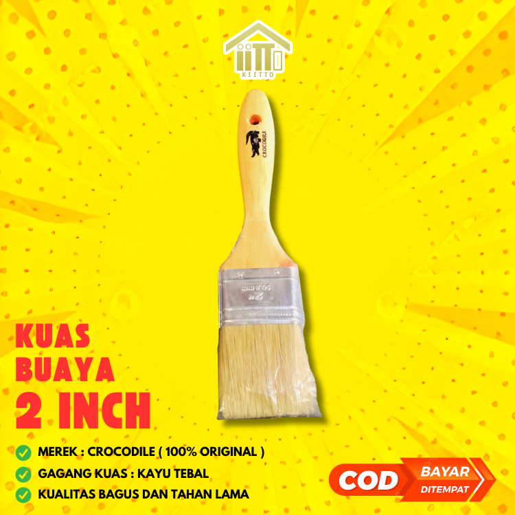 Jual KUAS BUAYA 2 INCH ORIGINAL / KUAS CROCODILE 2 INCH TEBAL DAN MURAH ...
