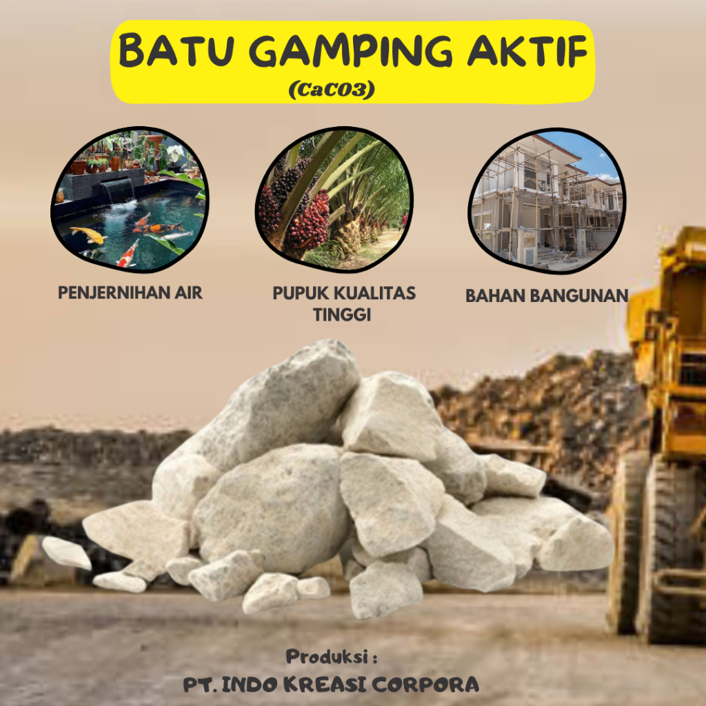 Jual 500 Gram Batu Kapur gamping murni bongkahan ( batu gamping AKTIF ...